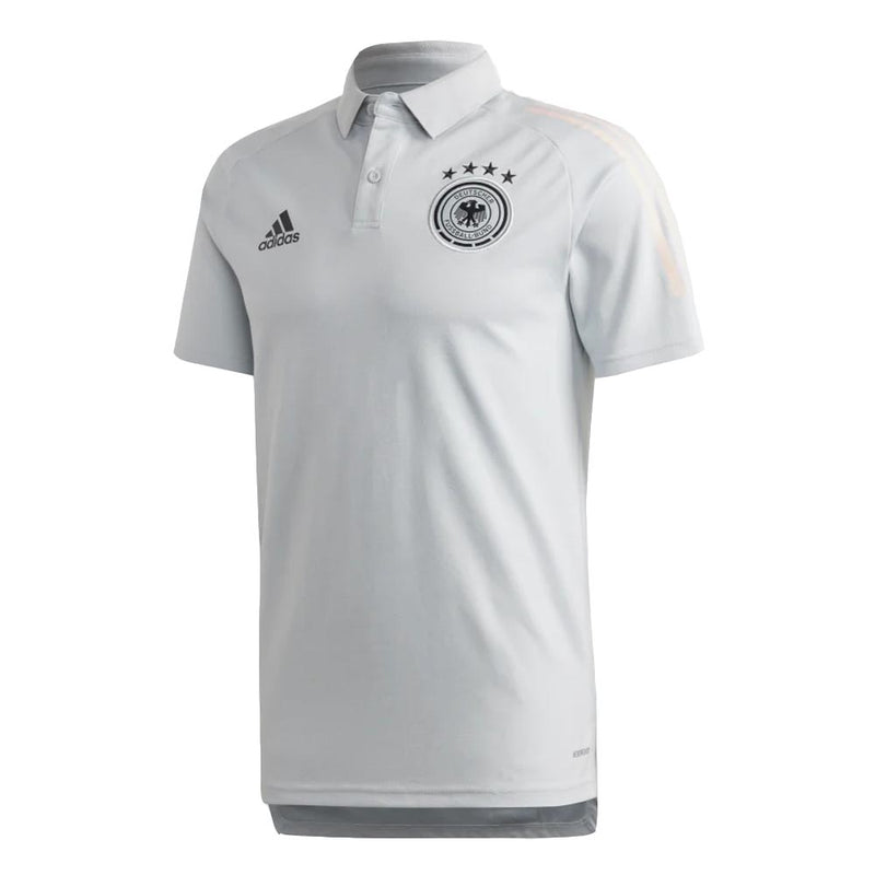 2020-2021 Germany Adidas Polo Shirt (Clear Grey) – Classic Football Kit