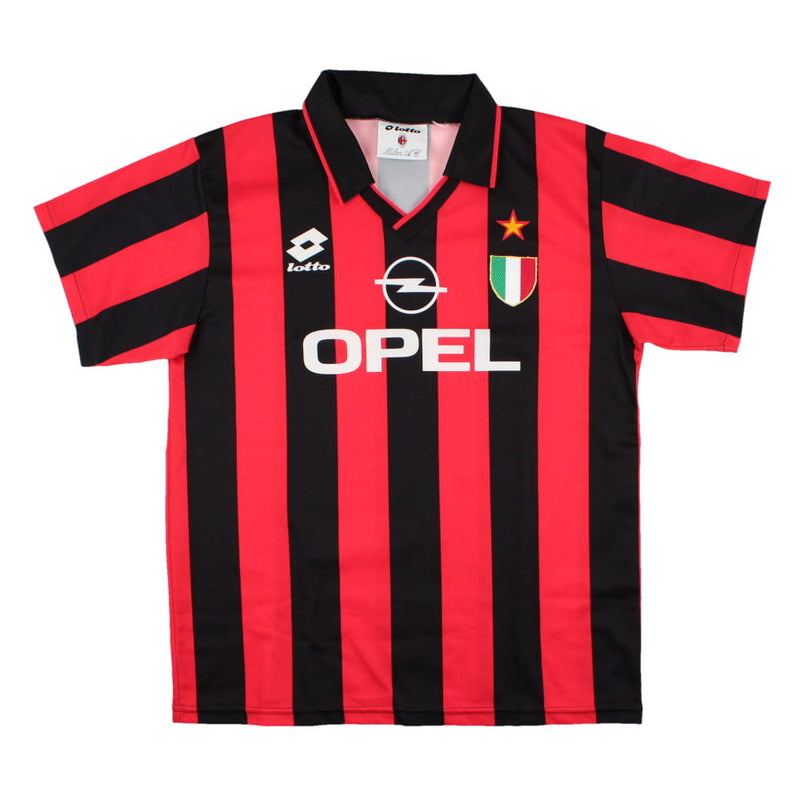 AC Milan 1994-95 Home Shirt (S) (DESAILLY 8) (Excellent) – Classic ...